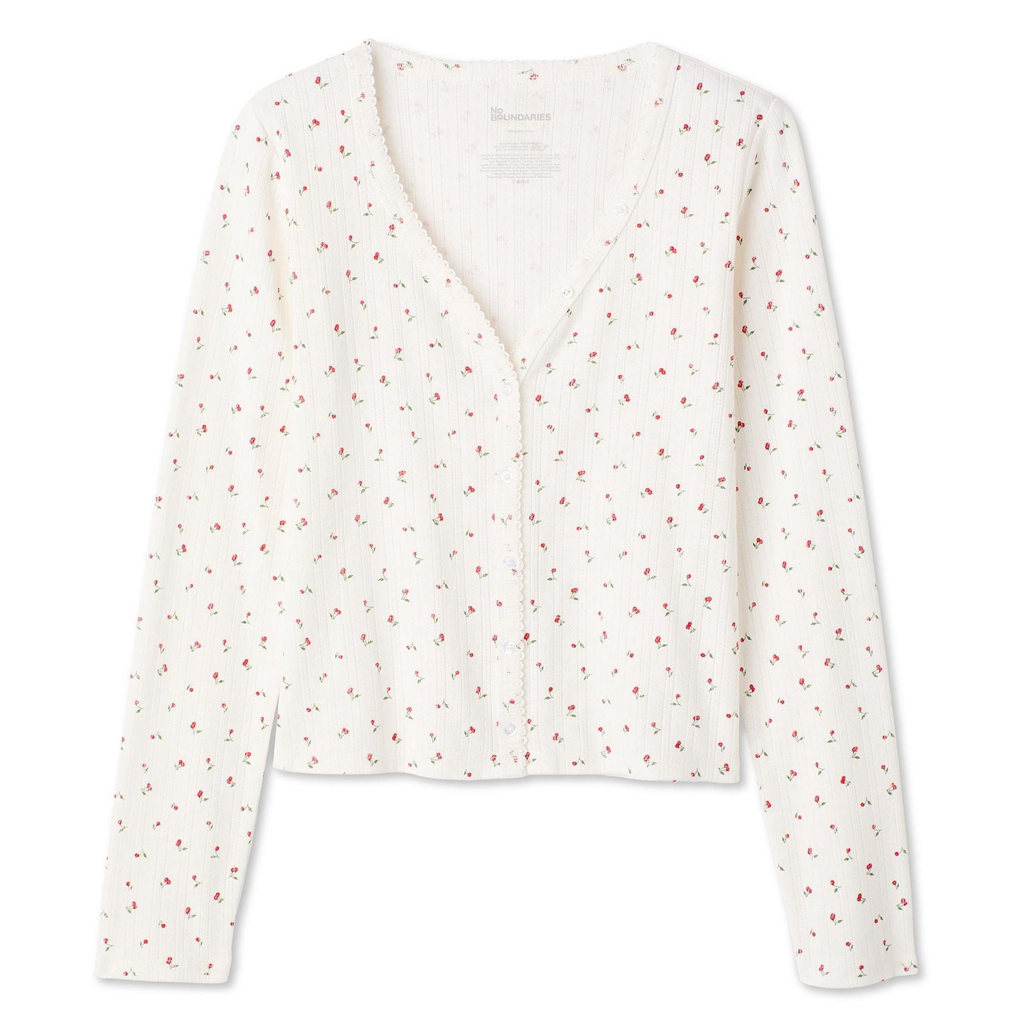 Click here for No Boundaries Womens Seamless Long-Sleeve V-Neck T... prices