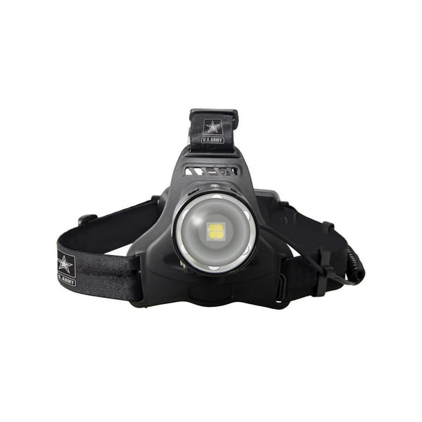 U.S. Army 2000 Lumen Rechargeable Head Lamp - Black - Walmart.ca