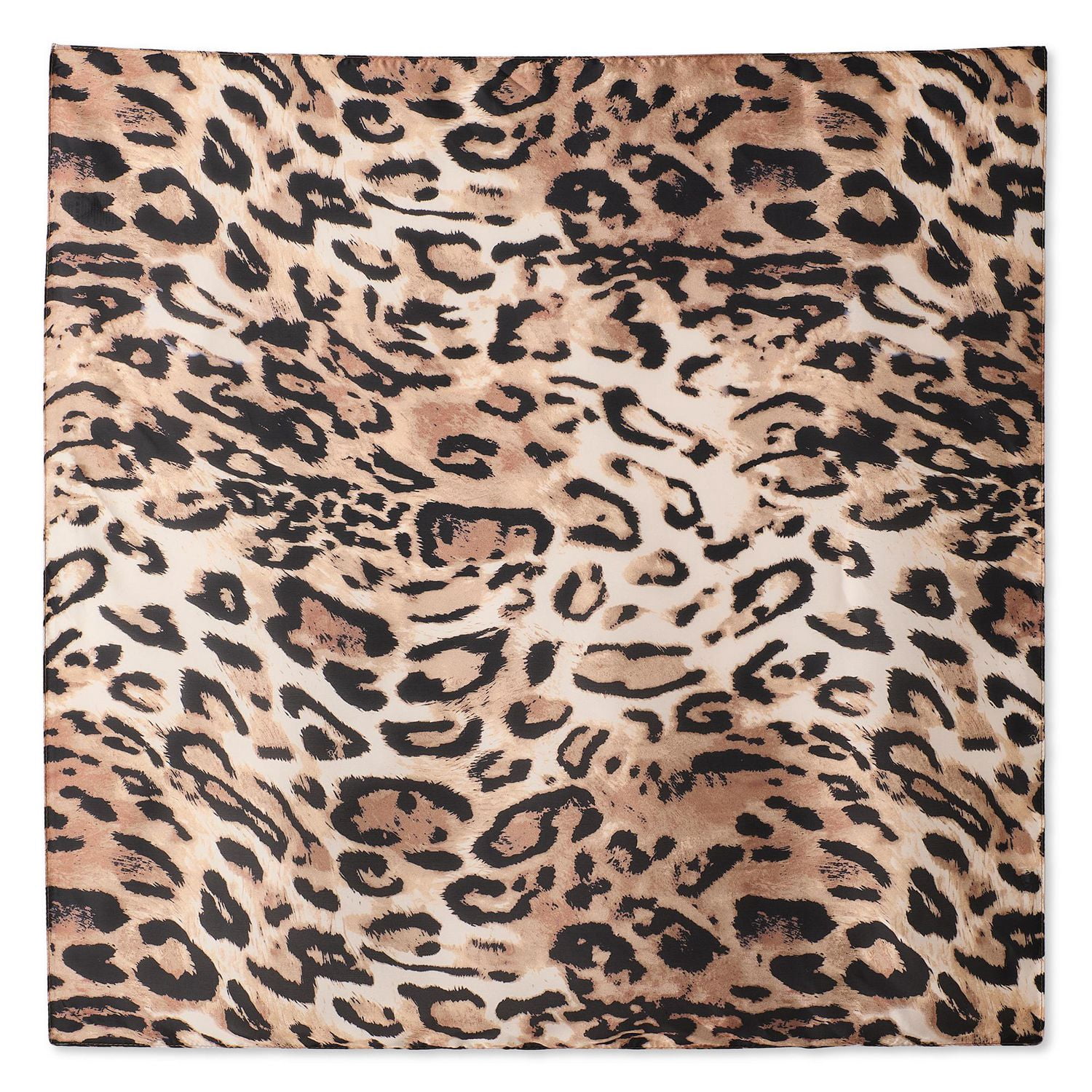 Click here for Time And Tru Womens Oversized Square Scarf Brown O... prices