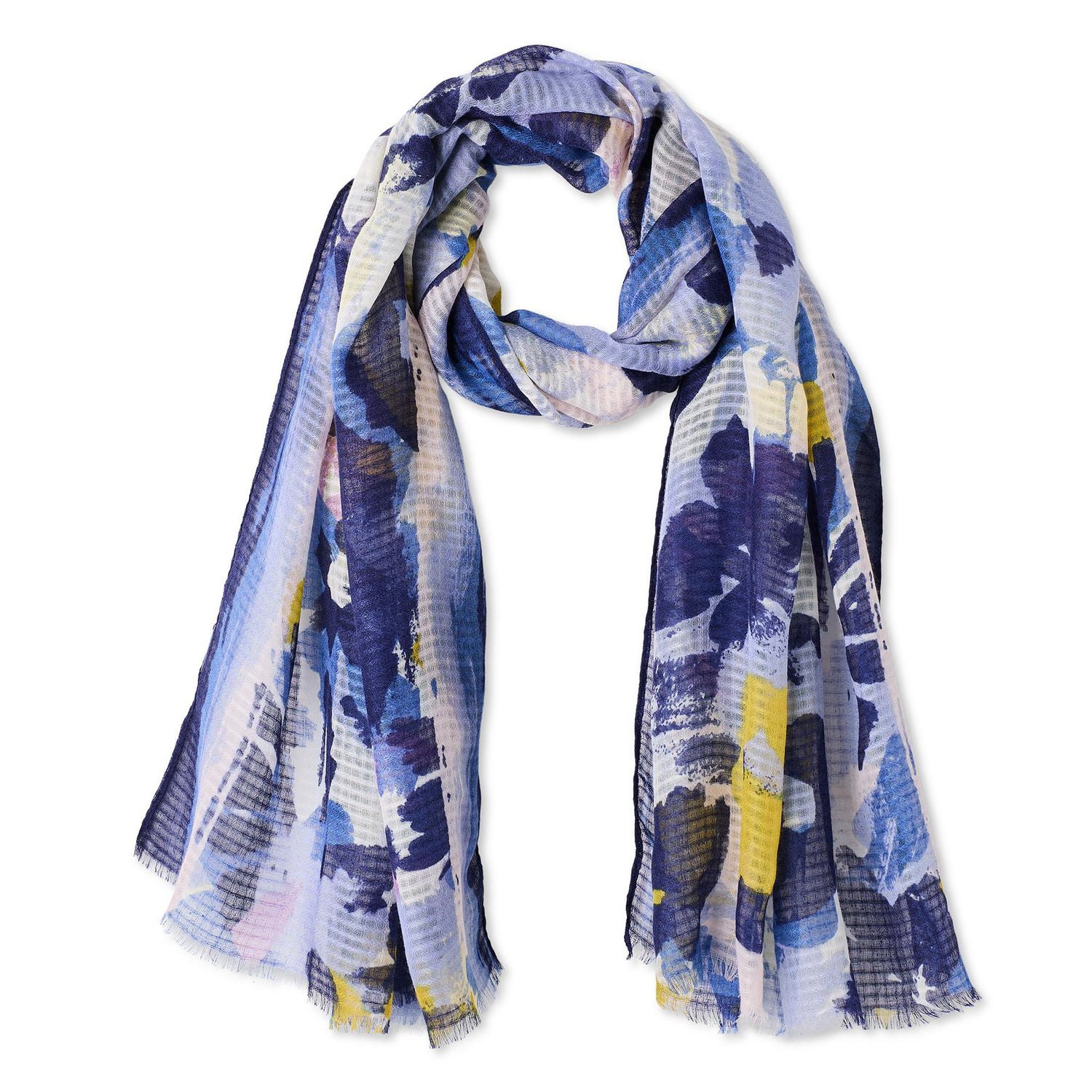 Click here for Time And Tru Womens Oversized Rectangle Scarf Blue... prices