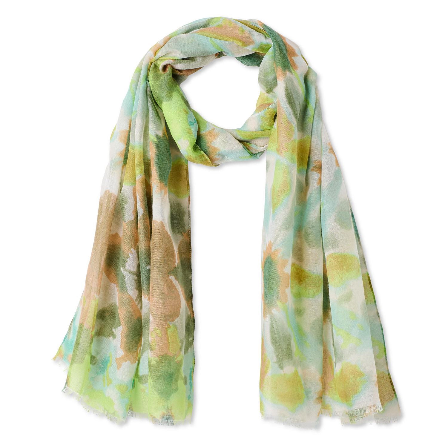 Click here for Time And Tru Womens Oversized Rectangle Scarf Gree... prices