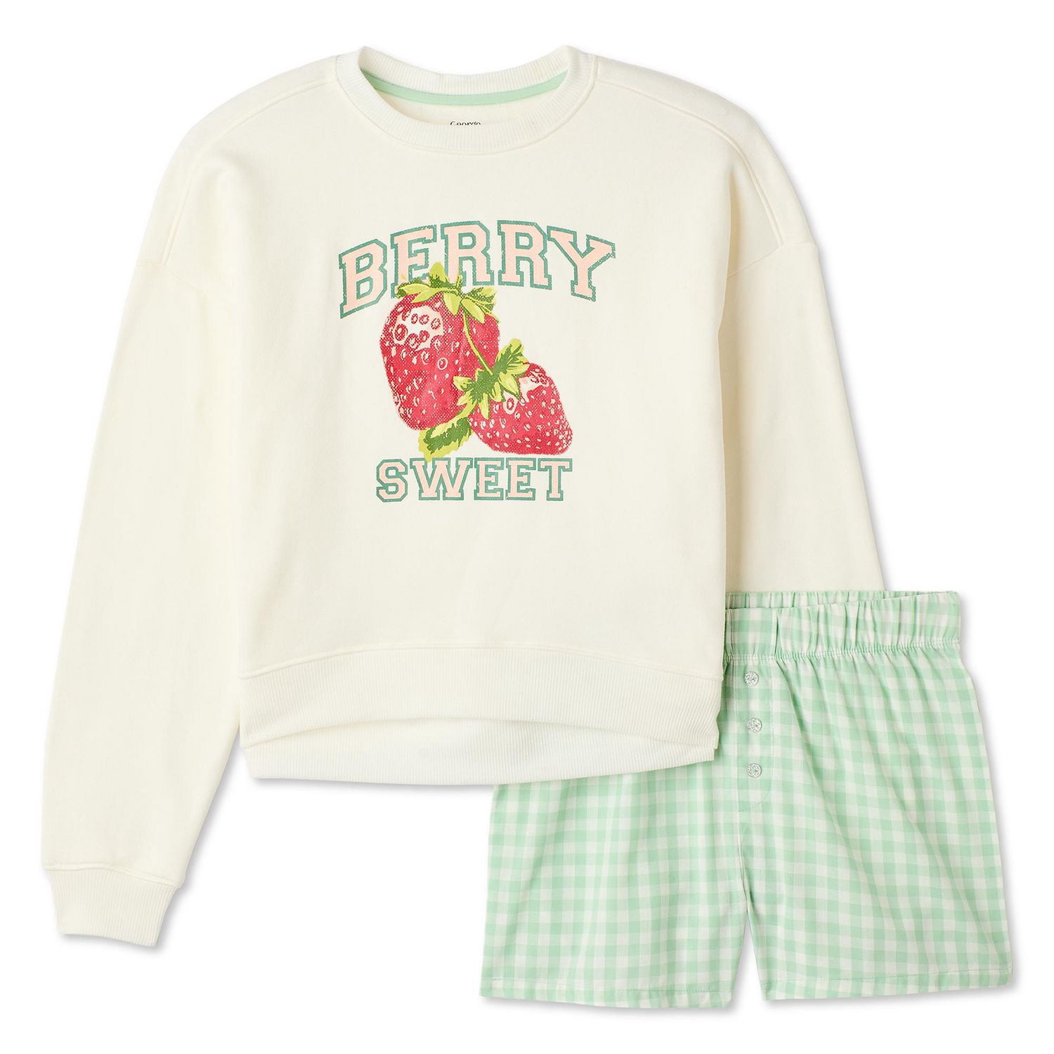 Click here for George Girls Two Piece Short Pajama Set M prices