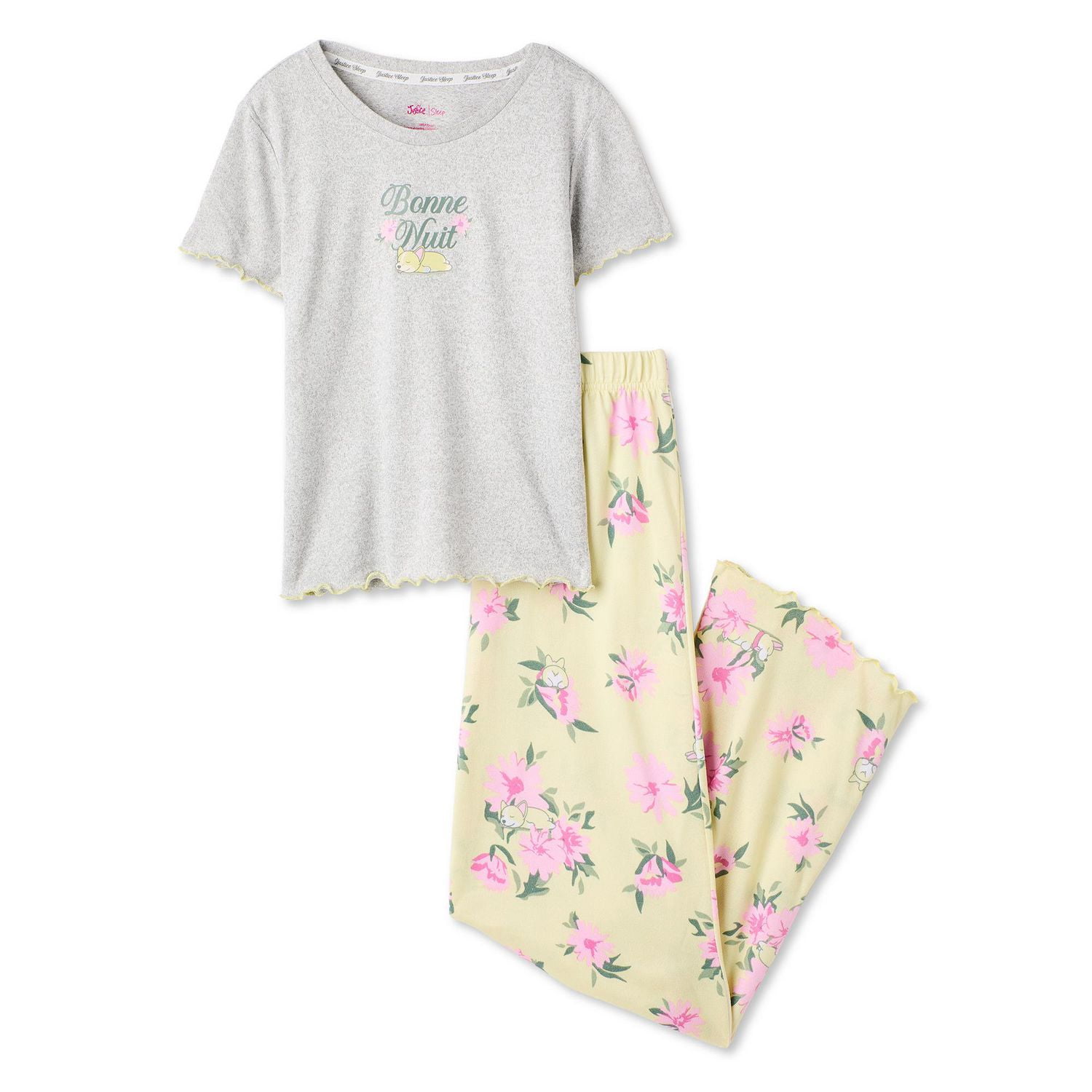 Click here for Justice Girls Two Piece Pajama Set S prices
