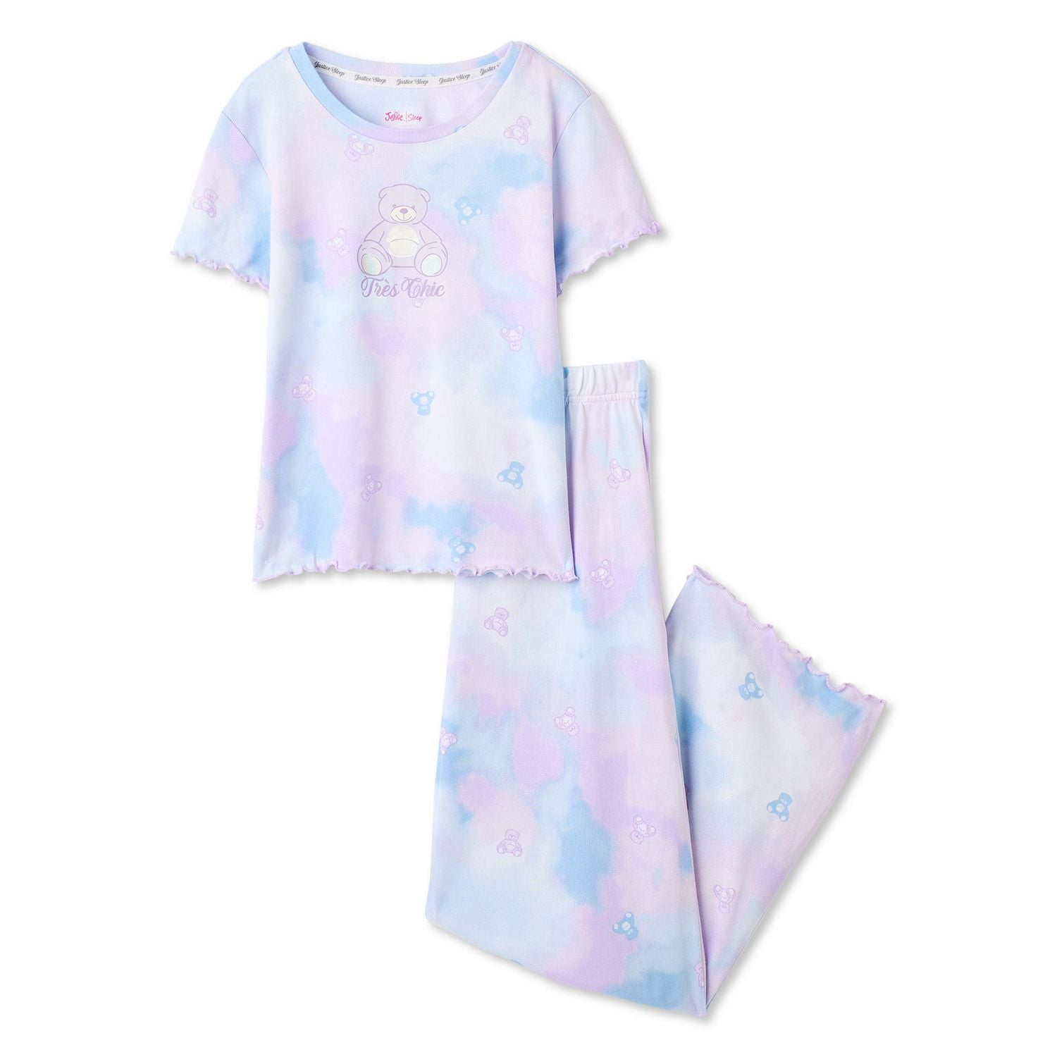 Click here for Justice Girls Two Piece Pajama Set L prices