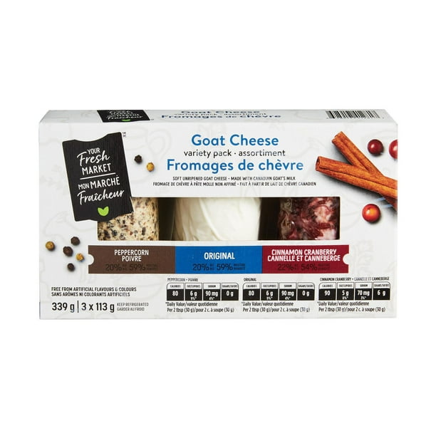Your Fresh Market Goat Cheese Variety Pack - Walmart.ca