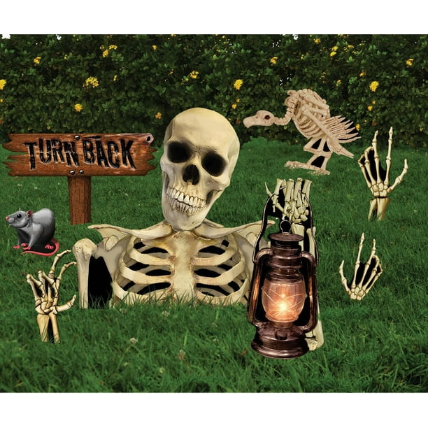 Halloween Skeleton from the Graveyard Display, Skeleton from the ...