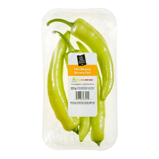 Hot Banana Peppers, Your Fresh Market, 225 g - Walmart.ca