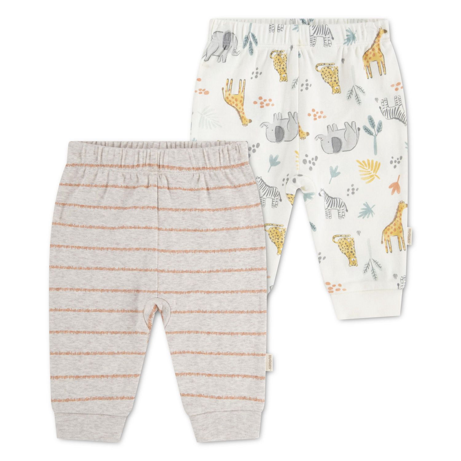 Click here for Huggies Happy Hugs Rib Pants 2-Pack 0-3 Months prices