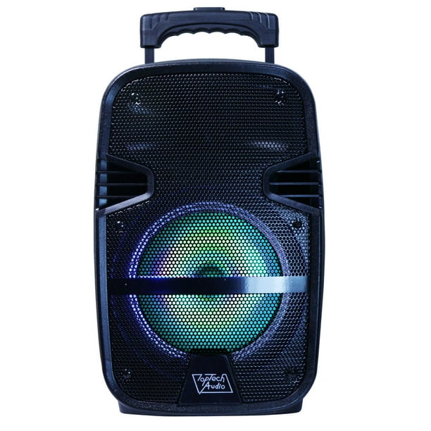 Top Tech Audio Fully Amplified Portable 1600 Watts Peak Power 8 ...