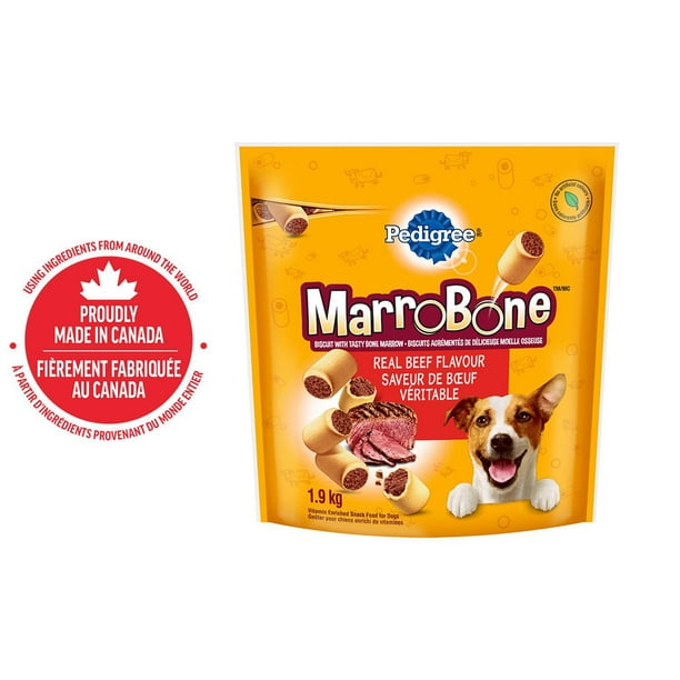 PEDIGREE Marrobone Adult Dog Treats – Real Beef Flavour with Real Bone ...