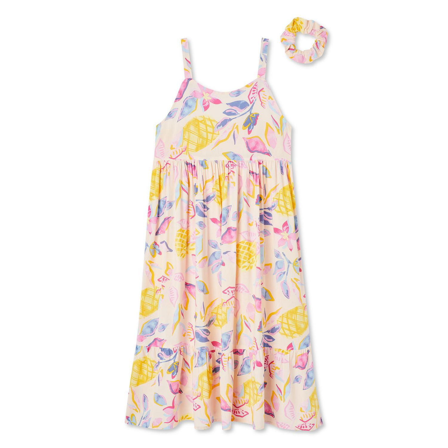 George Girls' Tiered Dress 2-Piece Set - Walmart.ca