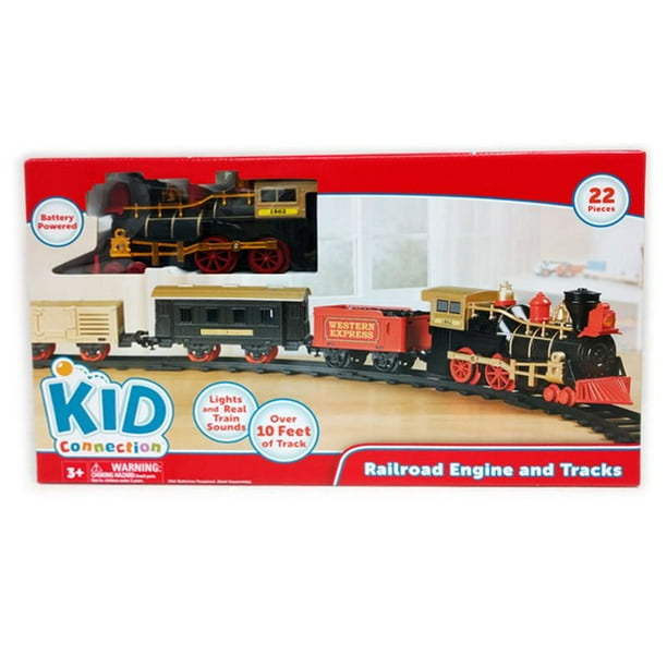 kid connection Railroad Engine And Track Toy Train Set - Walmart.ca
