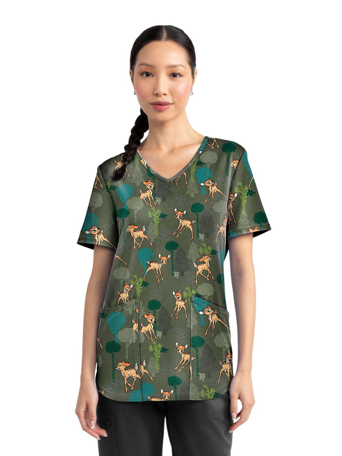 Click here for Scrubstar Fashion Collection Womens Doodle Wood Pr... prices