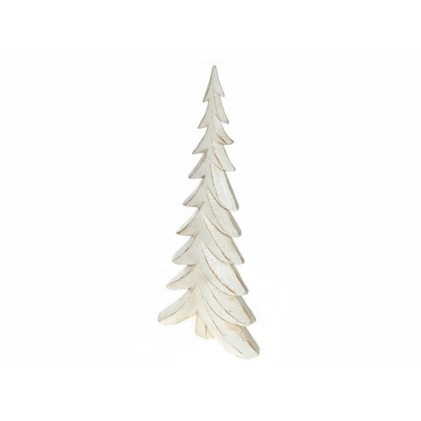 Polyresin White Christmas Tree (15.3") - Walmart.ca