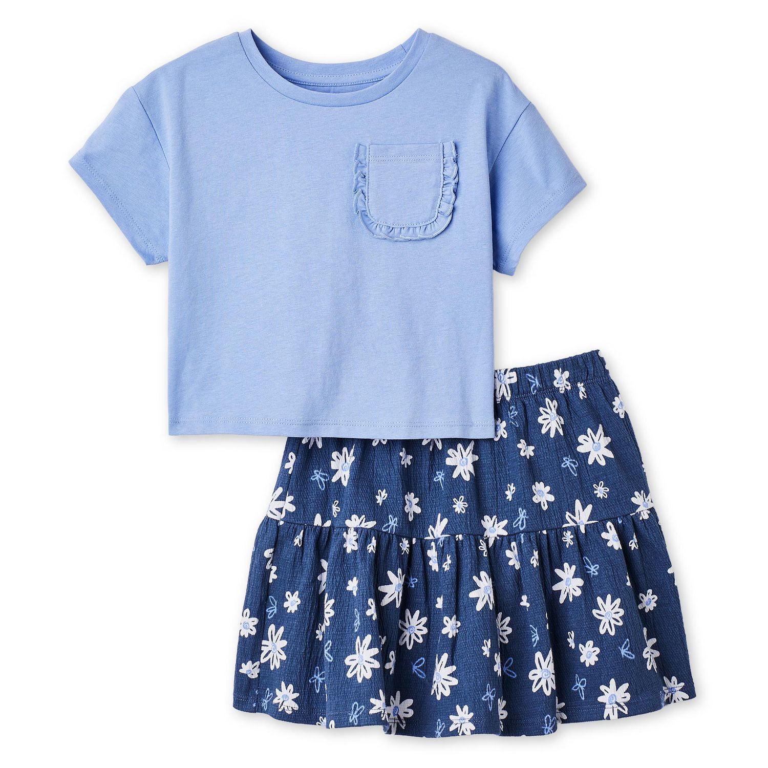 Click here for George Toddler Girls Two Piece Skirt Set 4t prices