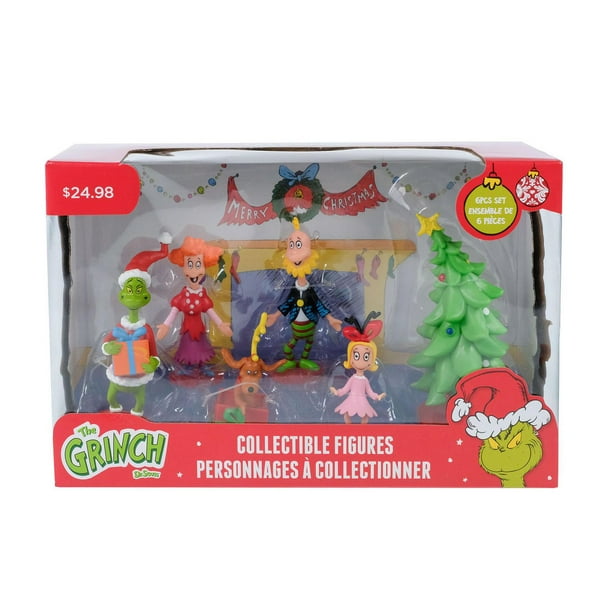 Dr Seuss', The Grinch Who Stole Christmas, 6 Piece Boxed Figurine Set ...