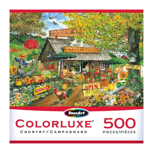 Colorluxe 500 piece Jigsaw Puzzle - Old Produce - Walmart.ca