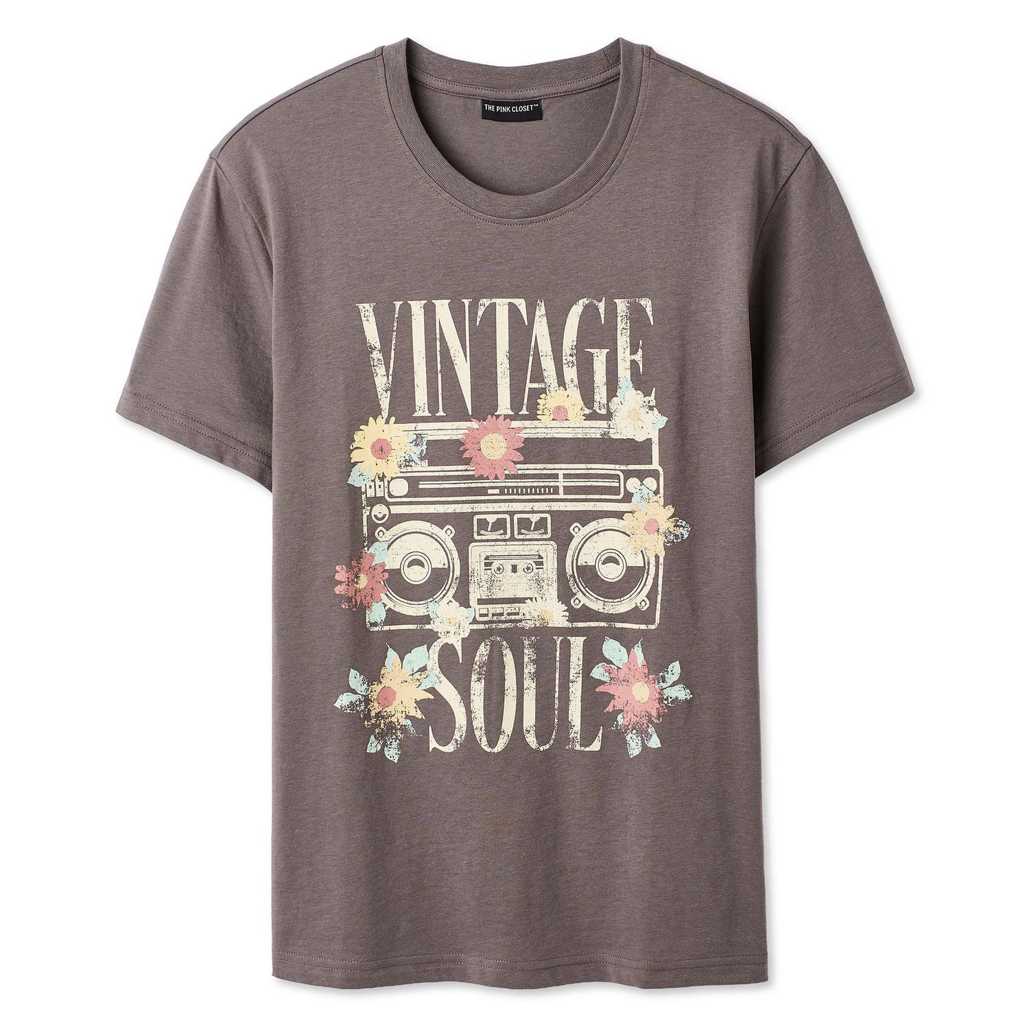 Click here for The Pink Closet Womens Vintage Soul Graphic T-Shir... prices