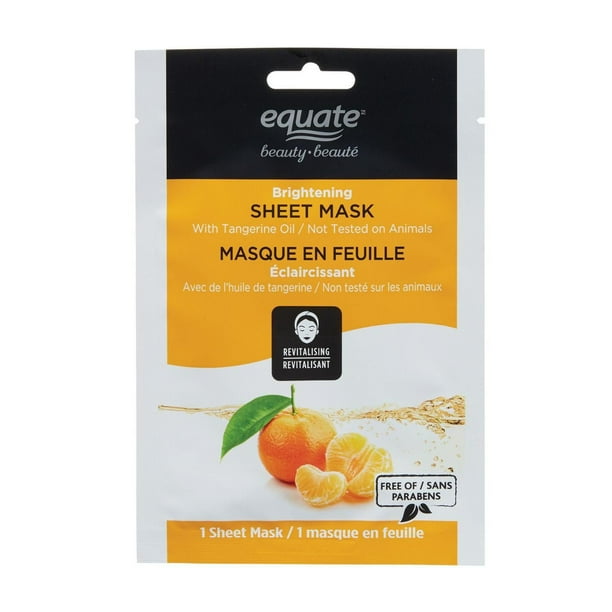 Equate Beauty Brightening Sheet Mask, 1 Sheet Mask - Walmart.ca