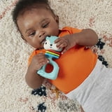 Fisher-Price Baby Rattle Toy for Tummy Time, Clackin’ Fun Fawn, Newborn ...