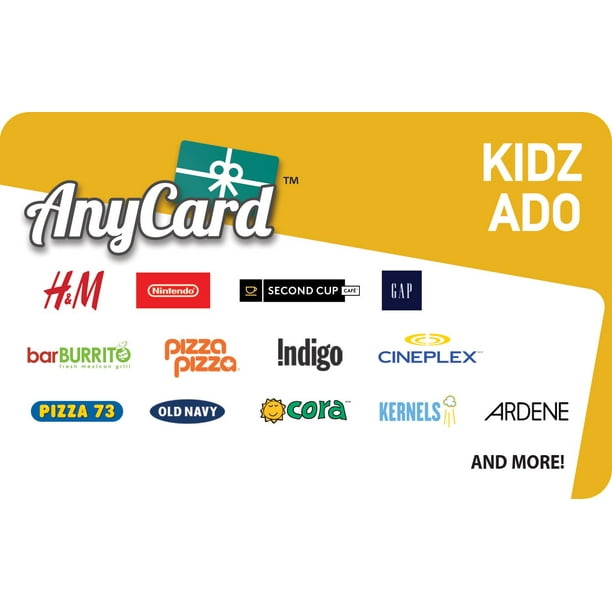 Canada AnyCard Kidz $50 eGift Card (Email Delivery) - Walmart.ca