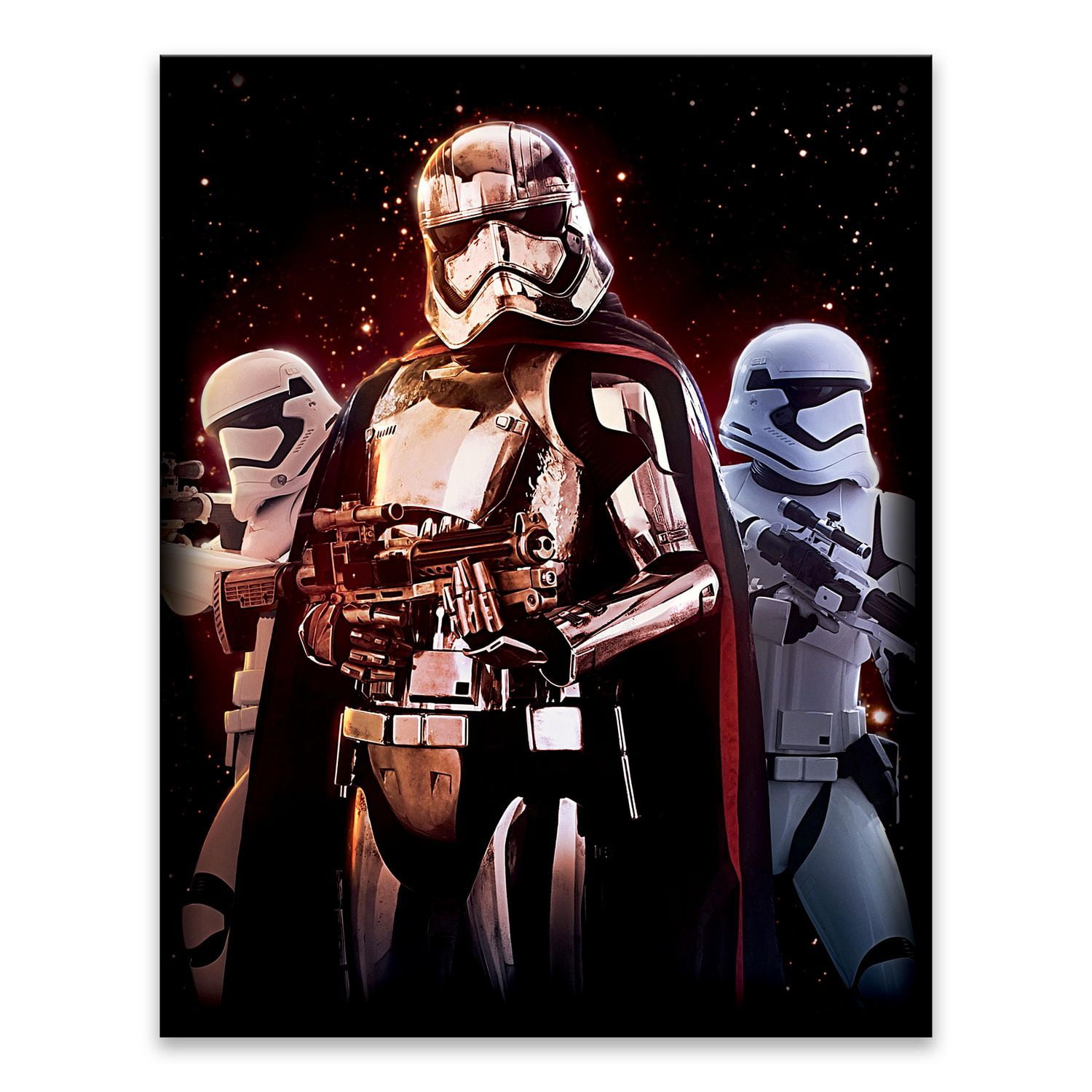 Artissimo Designs Captain Phasma Night Sky Printed Canvas - 6.5W x 8.5H ...