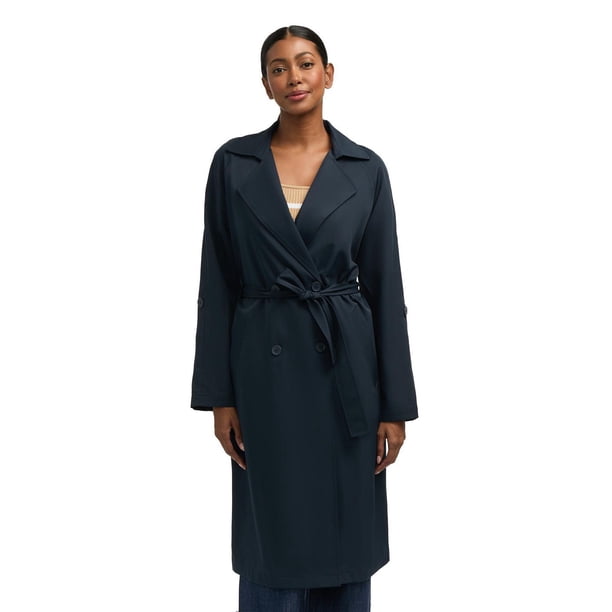 Mexx Women’s Roll Up Sleeve Trench Coat - Walmart.ca