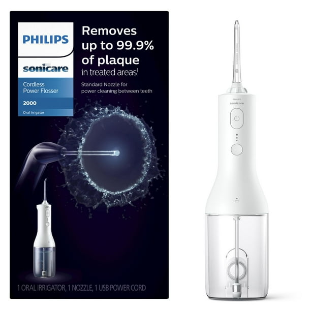 Philips Sonicare Power Flosser 2000 Cordless, Oral Irrigator, White ...