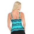 Krista Women's V Neck Camisole Tankini Swim Top with Adjustable Straps ...