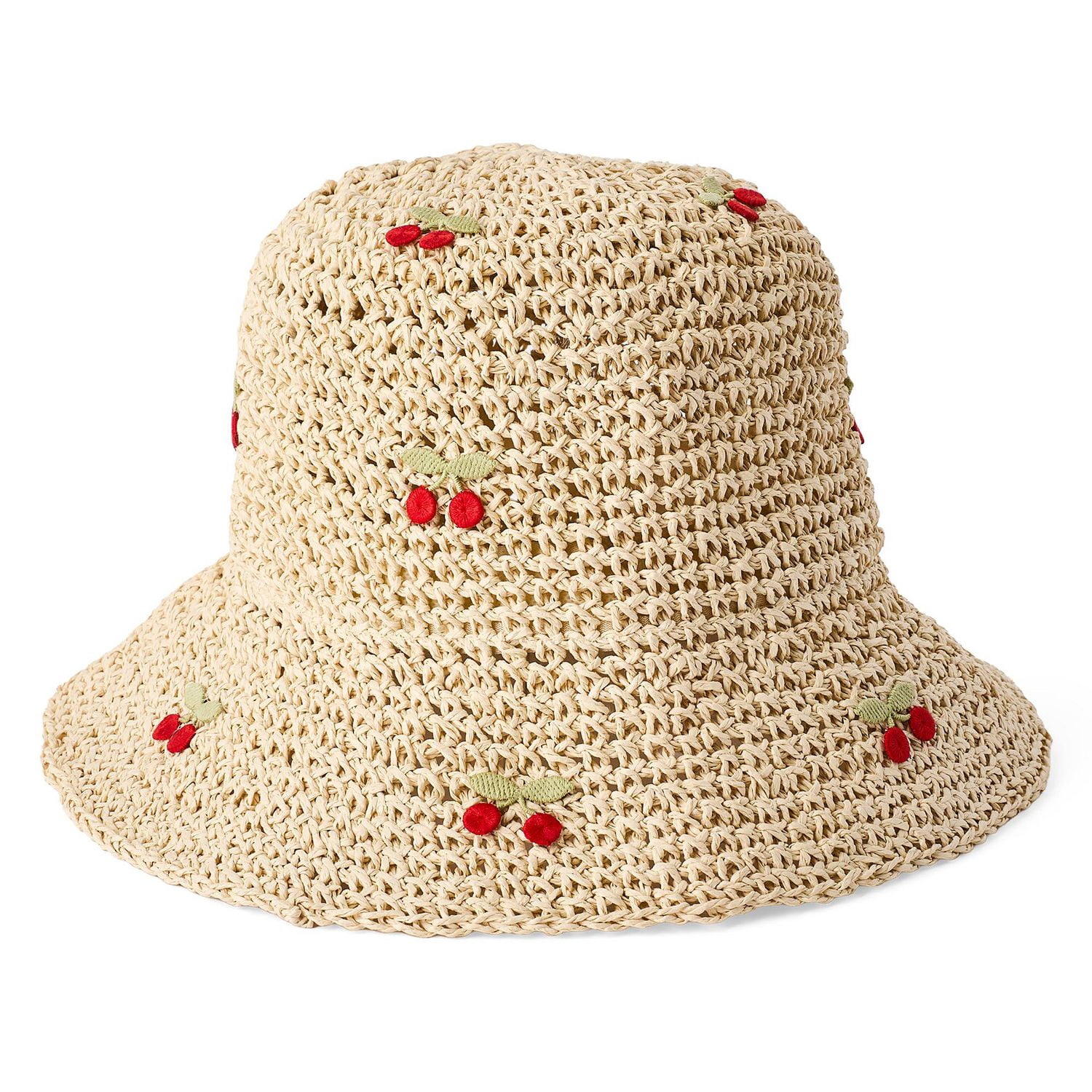 Click here for Time And Tru Womens Crochet Bucket Hat One Size prices