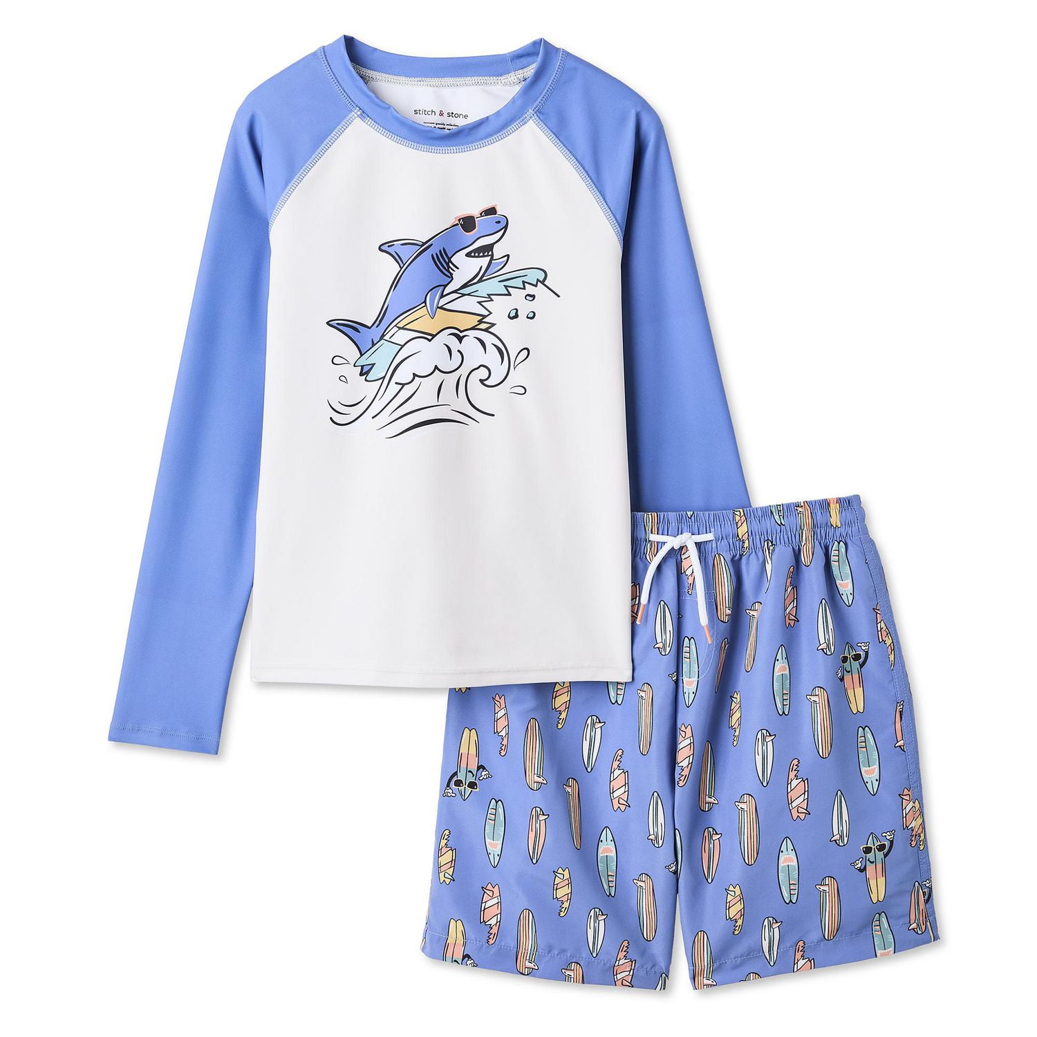 Click here for Btween Boys Two Piece Rashguard Set M prices