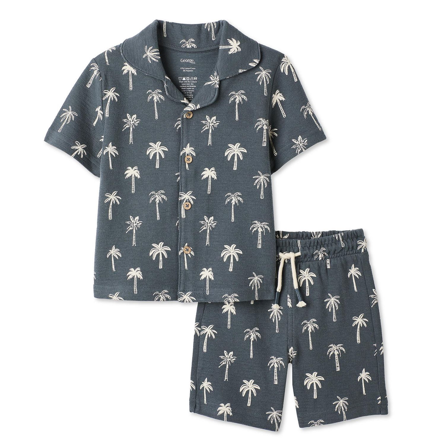 Click here for George Toddler Boys Two Piece Resort Shirt Set 5t prices