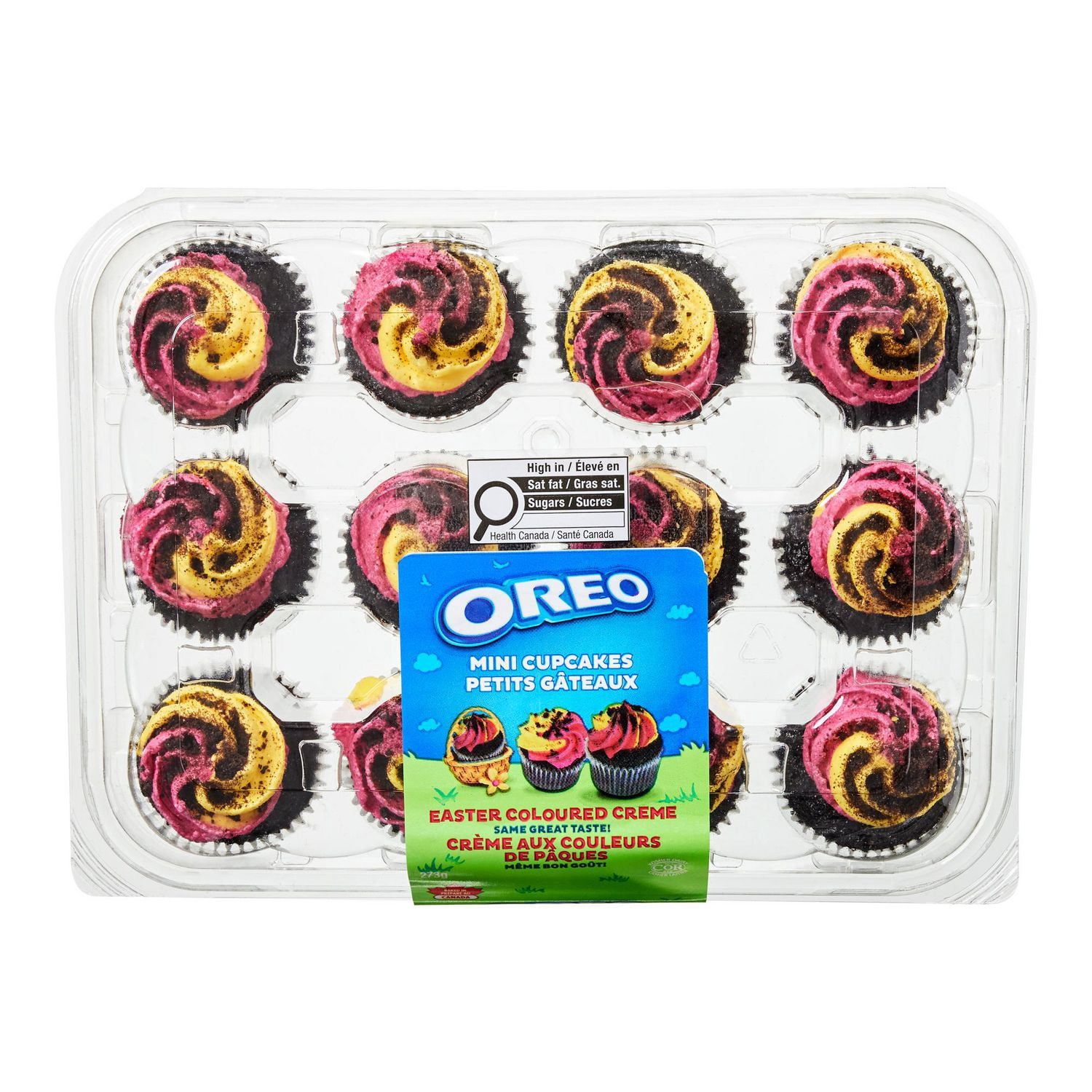 Click here for Two-Bite Oreo Easter Coloured Creme Mini Cupcakes prices