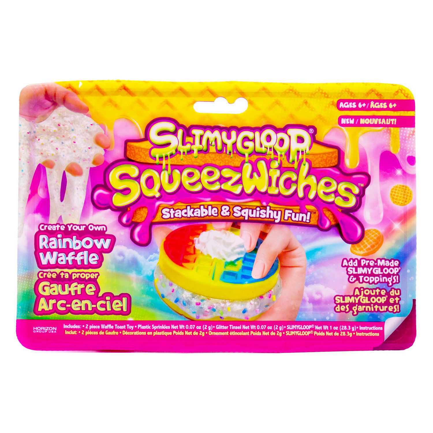 SLIMYGLOOP® Waffle Rainbow Squeezwiches | Walmart Canada