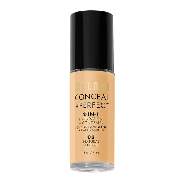 Milani Conceal + Perfect 2-in-1 Foundation + Concealer - Natural, Foundation - Walmart.ca