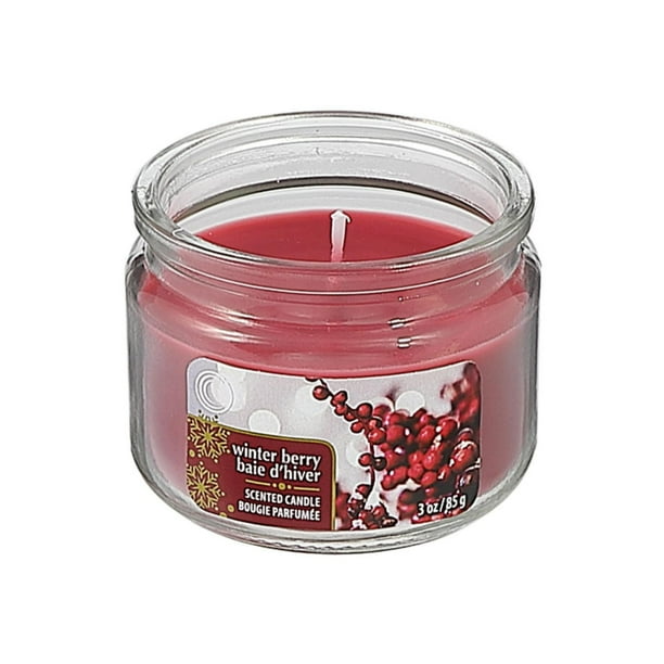 3 Oz Scented Jar Candle (Winter Berry) - Set of 4 - Walmart.ca
