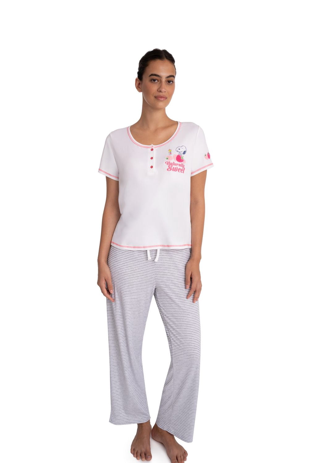 Click here for Peanuts Womens 3-Piece Pajama Set M prices