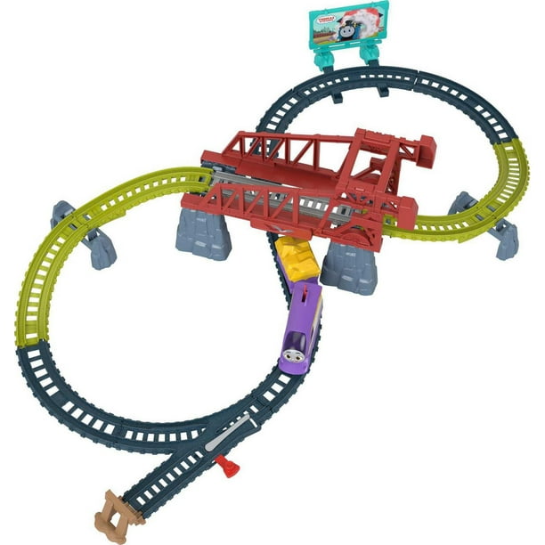 Thomas and Friends Vicarstown Bridge Train Set, Figure-8 Track Set with ...