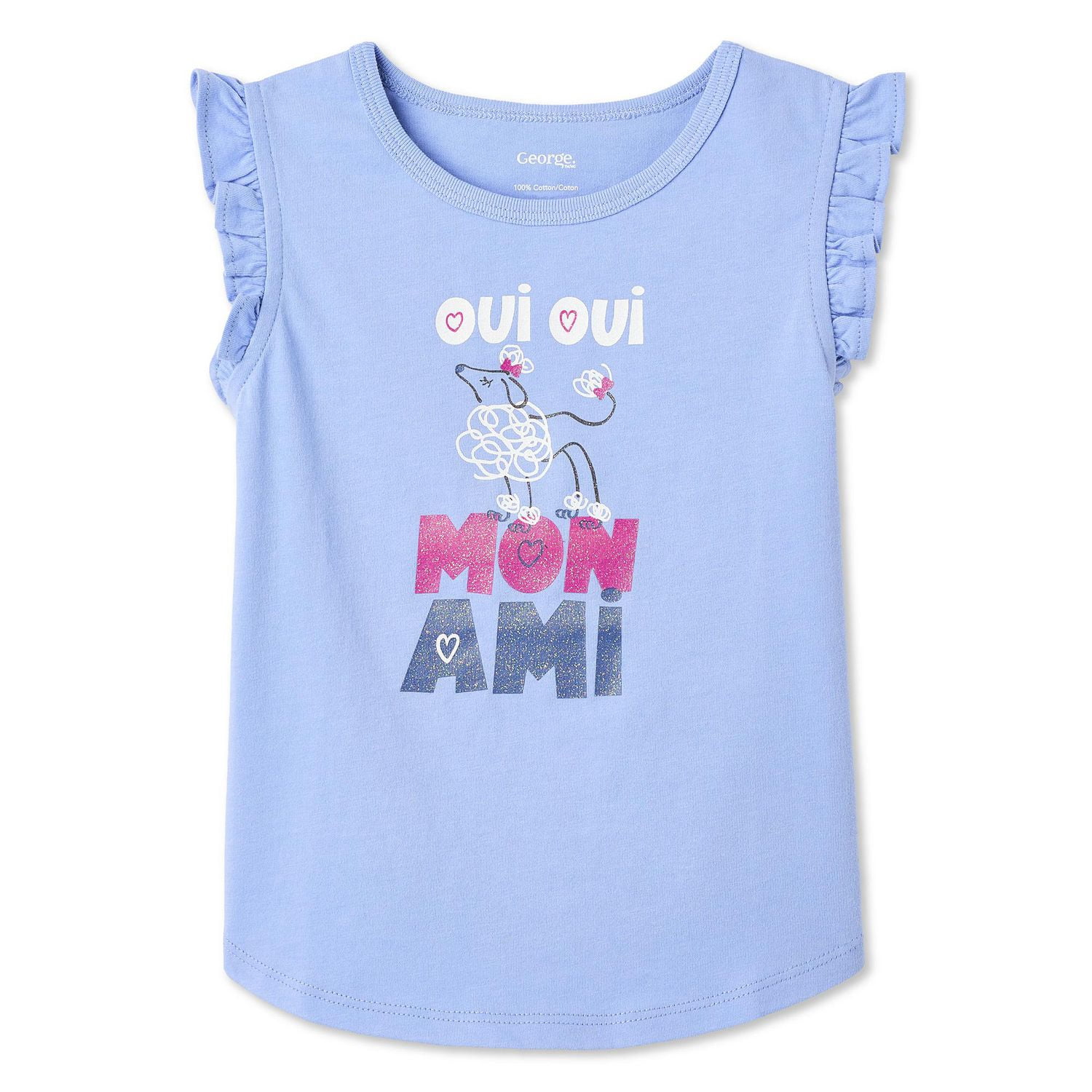 Click here for George Toddler Girls Flutter-Sleeve Top 4t prices