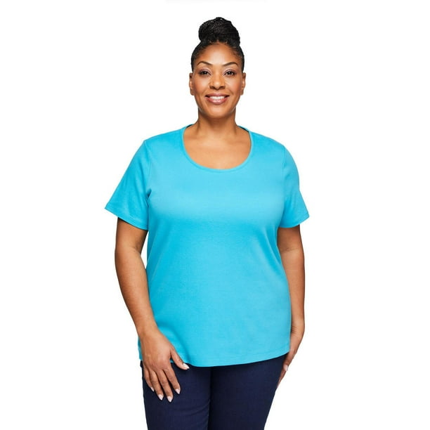 Iyla Plus Women's Crew Neckline Tee - Walmart.ca