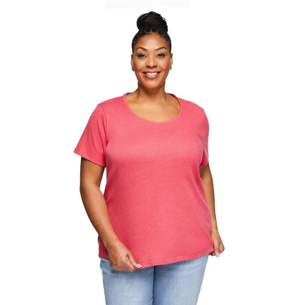 Iyla Plus Women's Crew Neckline Tee - Walmart.ca