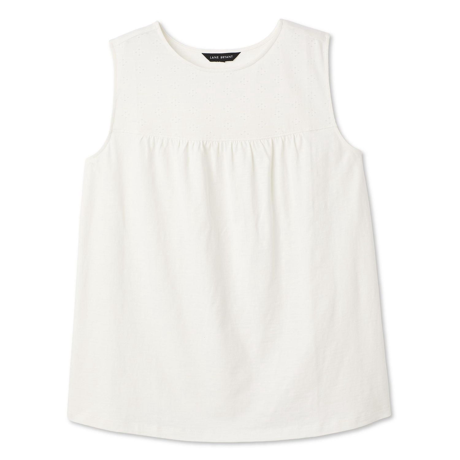 Click here for Lane Bryant Womens Plus Crochet Yoke Sleeveless To... prices