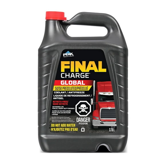 FINAL CHARGE® GLOBAL 50/50 Extended Life Antifreeze + Coolant, 3.78 ...