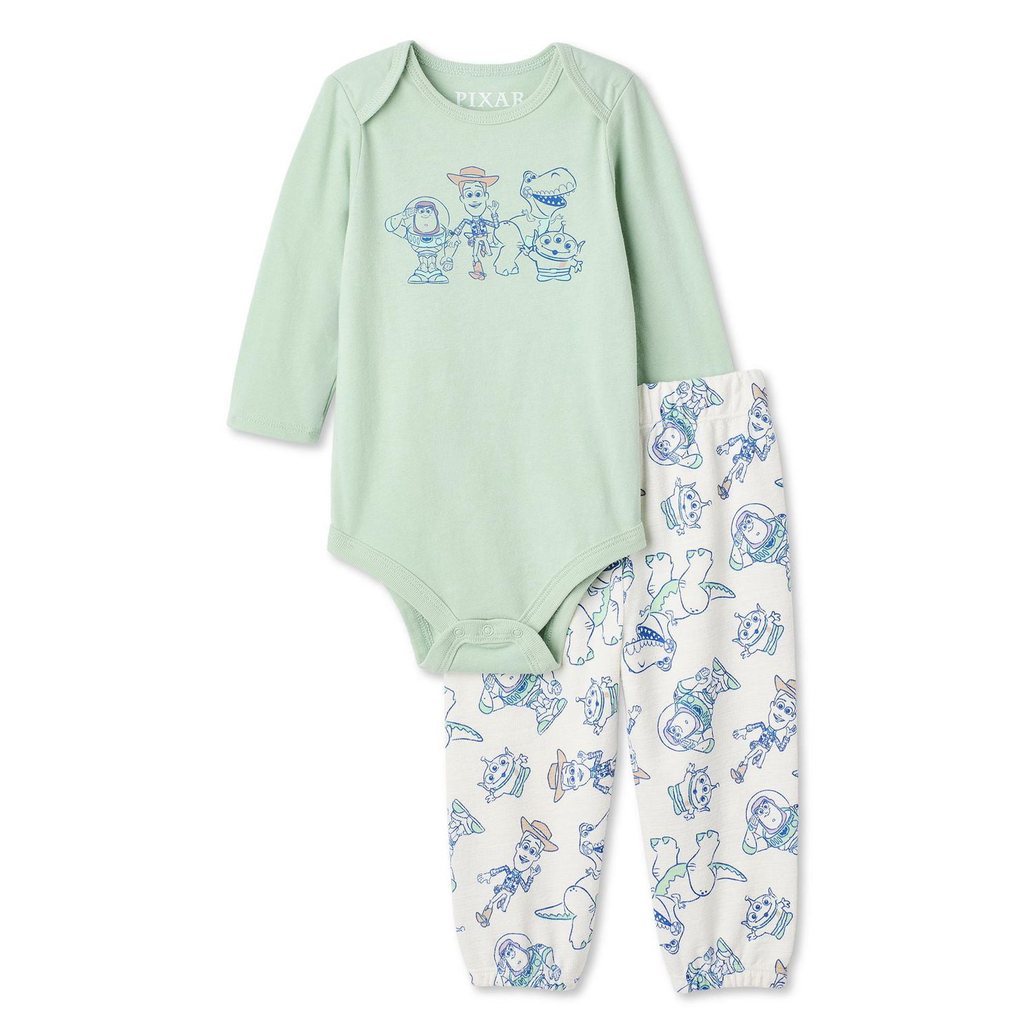 Click here for Disney Baby Boys Two Piece Toy Story Bodysuit Set... prices