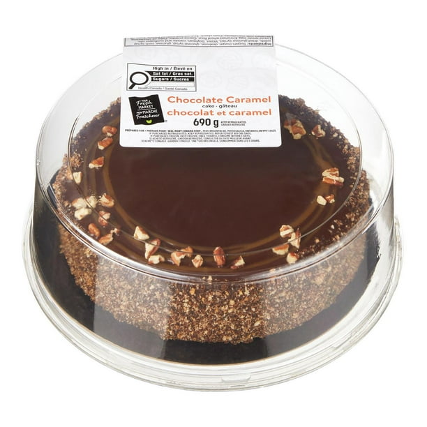 Your Fresh Market Chocolate Caramel Cake, 690 g - Walmart.ca