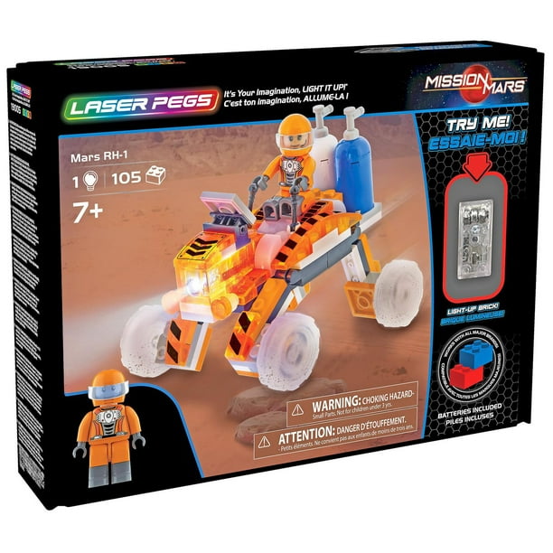 Laser Pegs Building Blocks Playset: Mars RH-1 - Walmart.ca