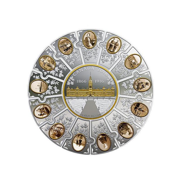 Royal Canadian Mint - Pure Silver Puzzle Coin Set - Connecting Canadian ...