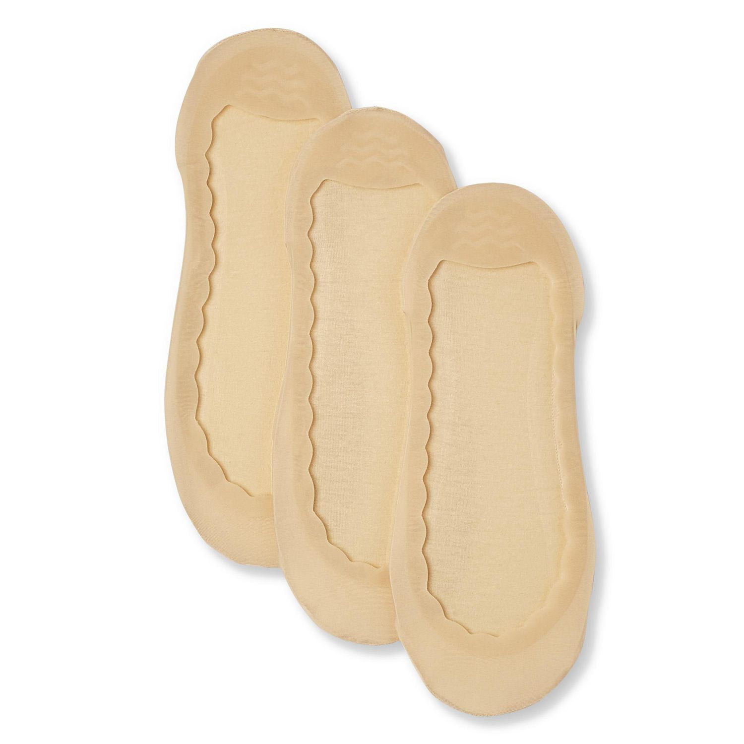 Click here for George Womens 3 Pack Scallop Edge Liners One Size prices