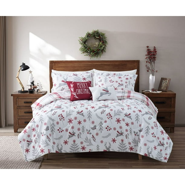 Holiday Time 5 pieces SCANDI Comforter Set, Bedding Set, Available in ...