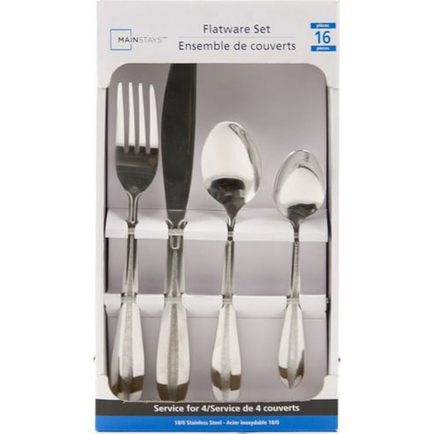 16 piece Stainless Steel Flatware Set (Fairwood) - Walmart.ca